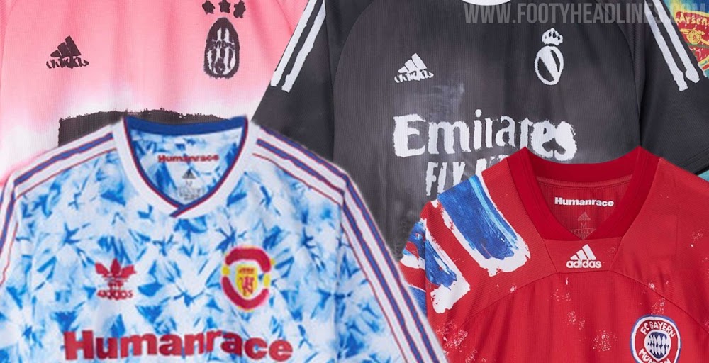 Adidas x Pharrell 'Human Race' Football Kits Released - Arsenal, Bayern ...