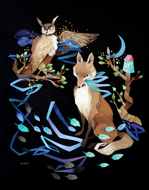 My Owl Barn: Stunning Paper Artwork by Morgana Wallace