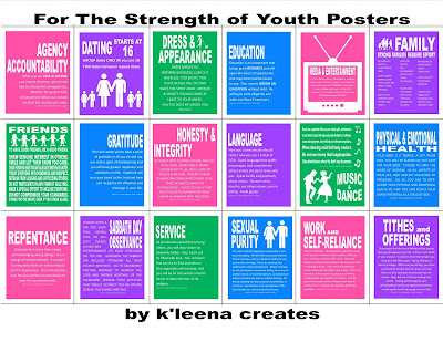 k'leena creates: For the Strength of Youth Posters