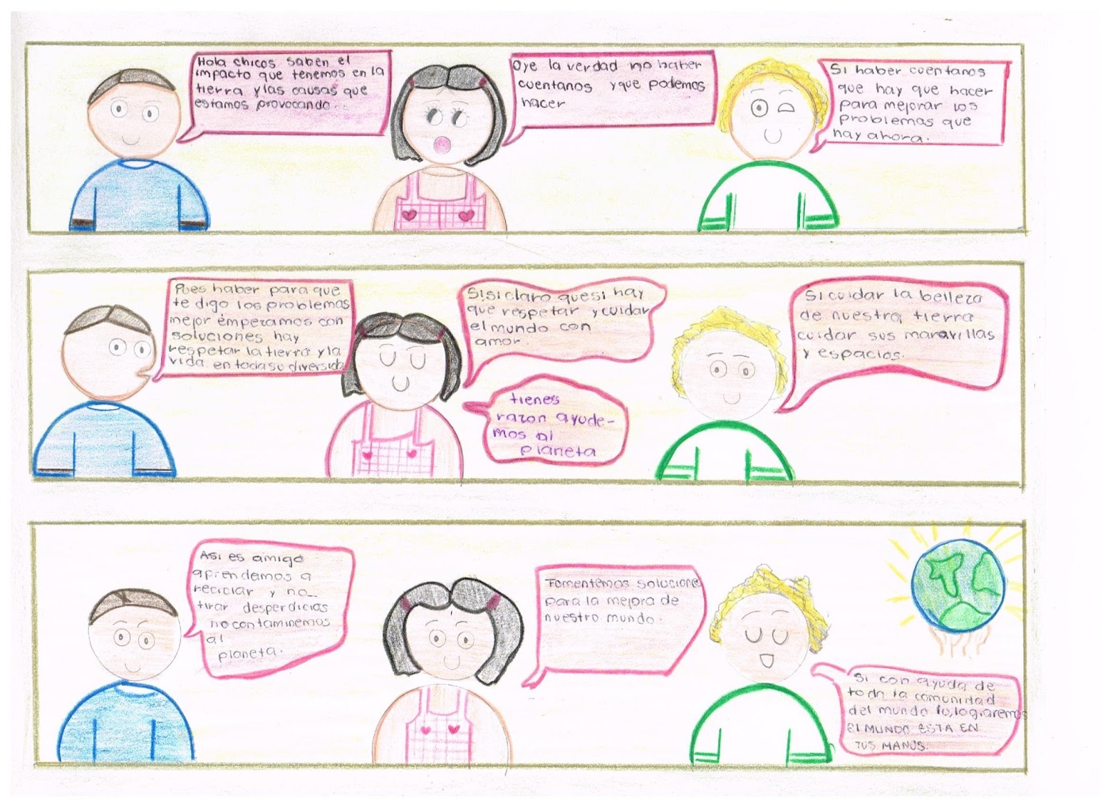 Desarrollo sustentable: TIRA COMICA