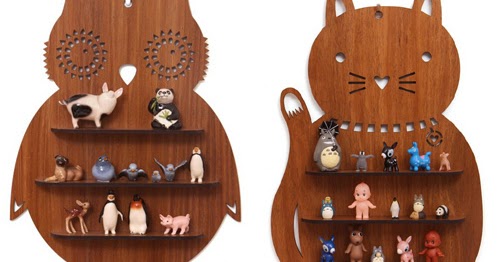My Owl Barn: Animal Shaped Wooden Shelves