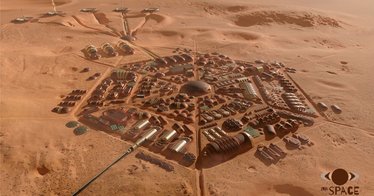 Mars colony for 1000 people by Innspace team (Mars Colony Prize contest ...