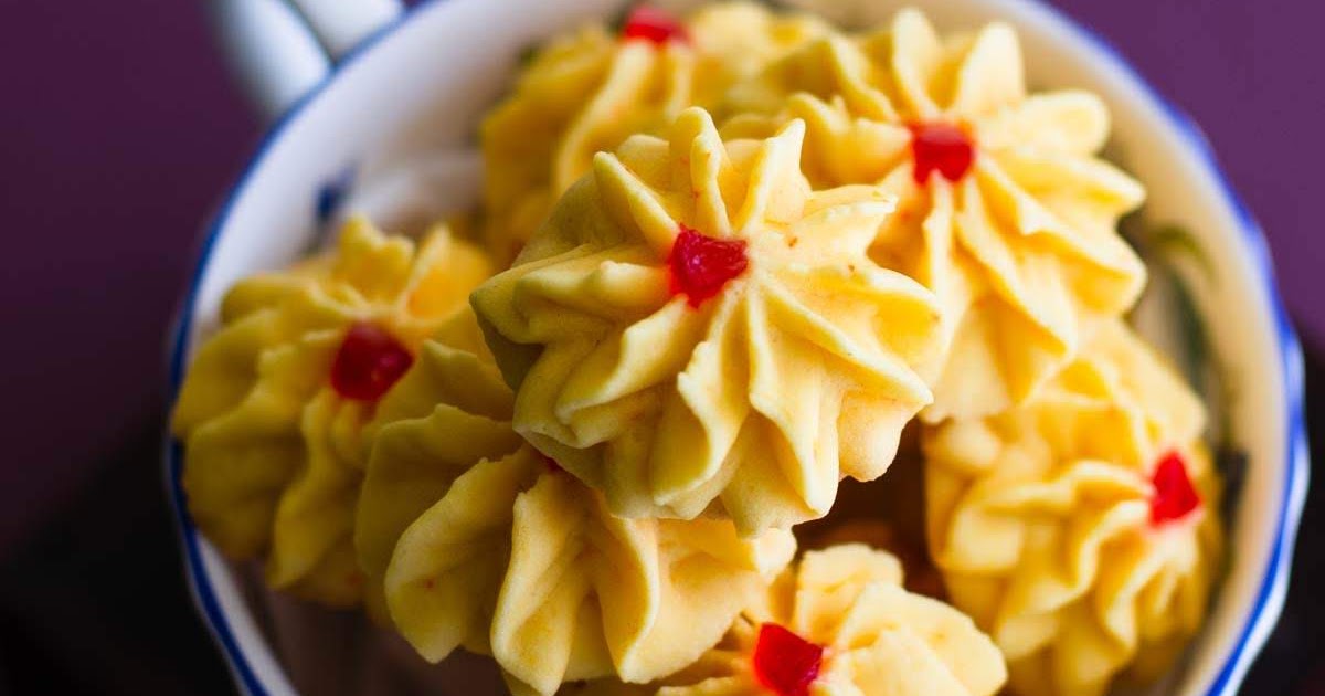 Biskut Samperit / Custard Cookies - Lisa's Lemony Kitchen