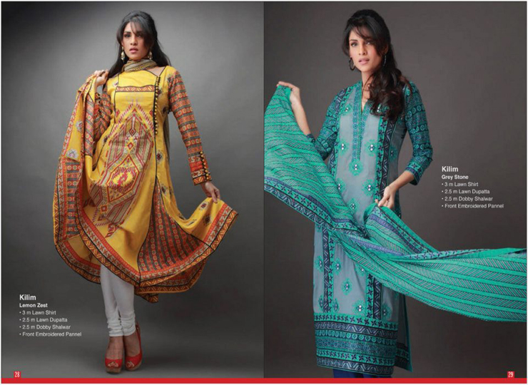 Orient Textiles Summer Stitched Lawn Suits Collection 2013 For Ladies ...