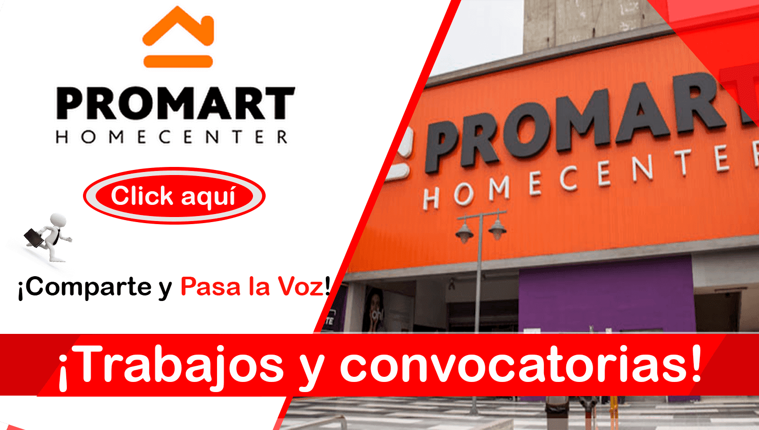 Trabajos en Promart Homecenter: Convocatorias en Perú
