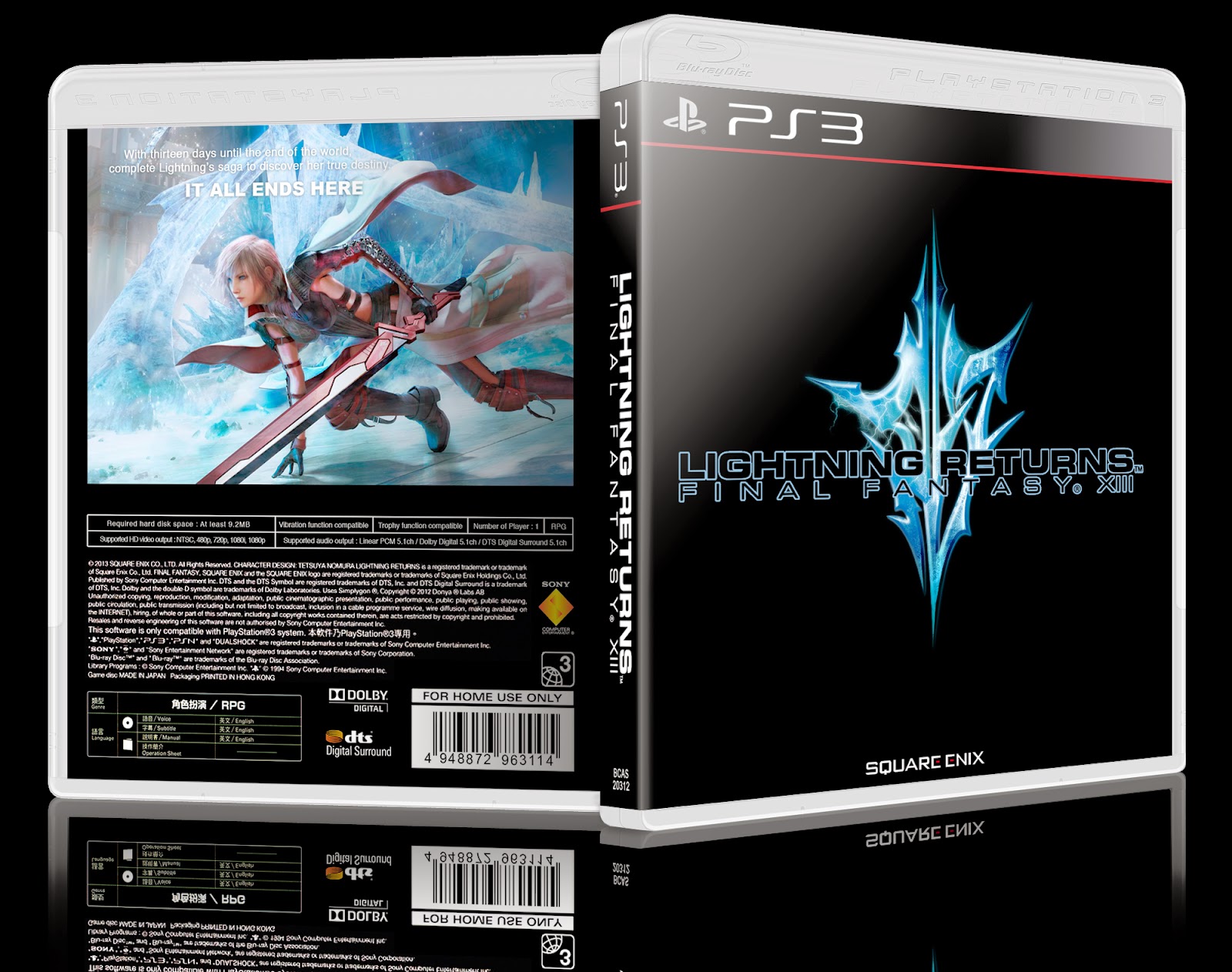 Worlds Frankilisation: FINAL FANTASY XIII Trilogy PS3 Custom Covers