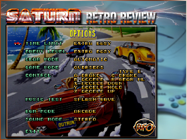 OUTRUN (SEGA SATURN)