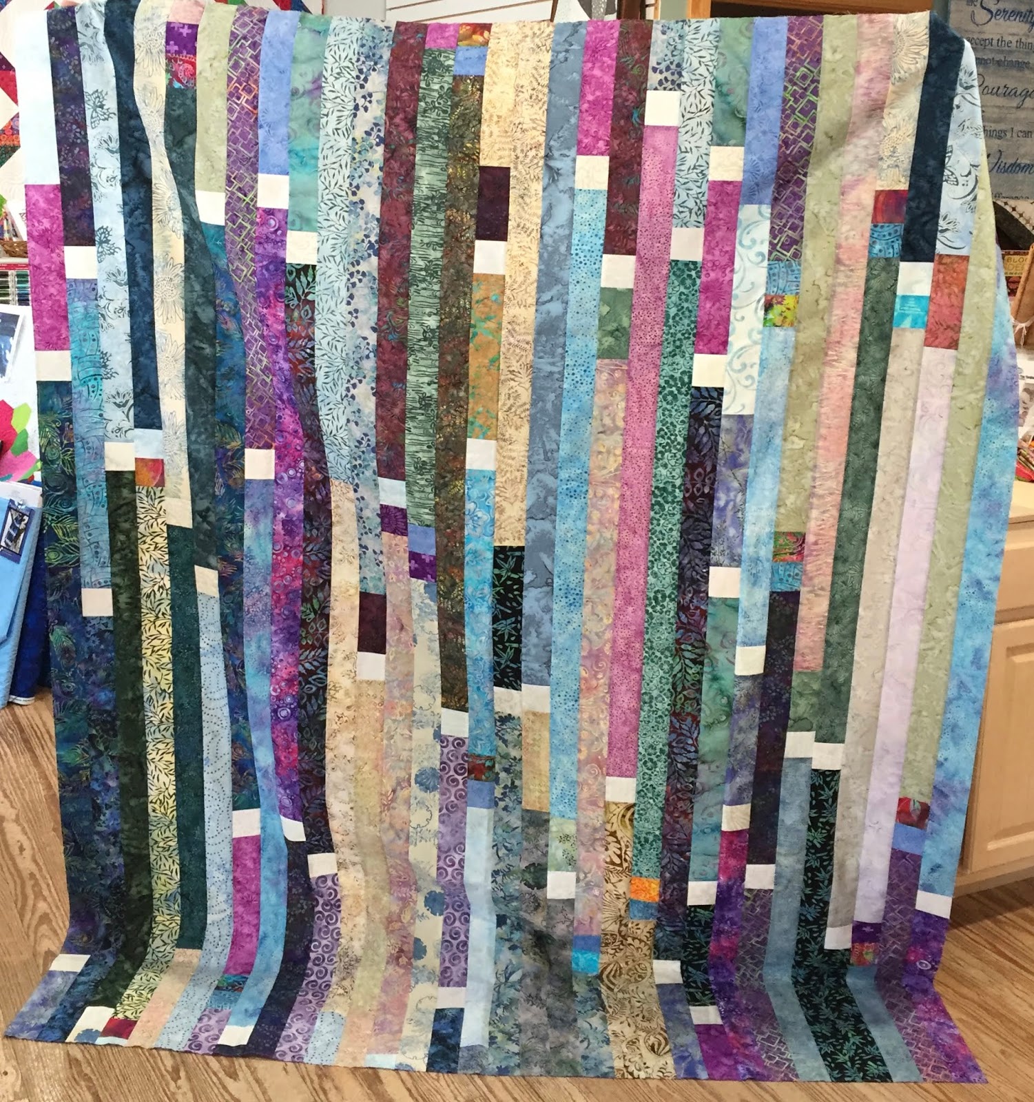 Adel Quilting & Dry Goods Co.: Lonnie's Jelly Roll Race Quilt