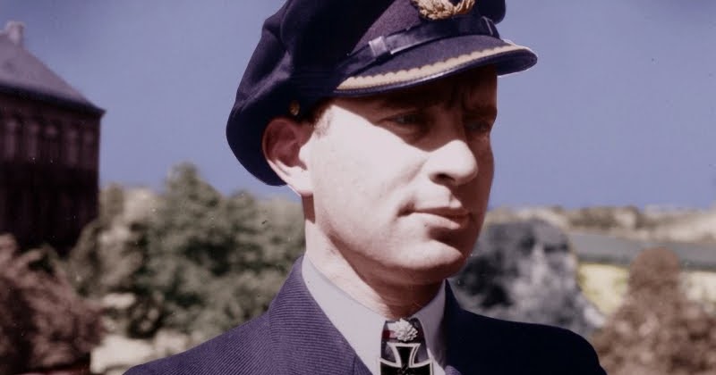 NAZI JERMAN: Foto Reinhard "Teddy" Suhren, Jagoan U-Boat