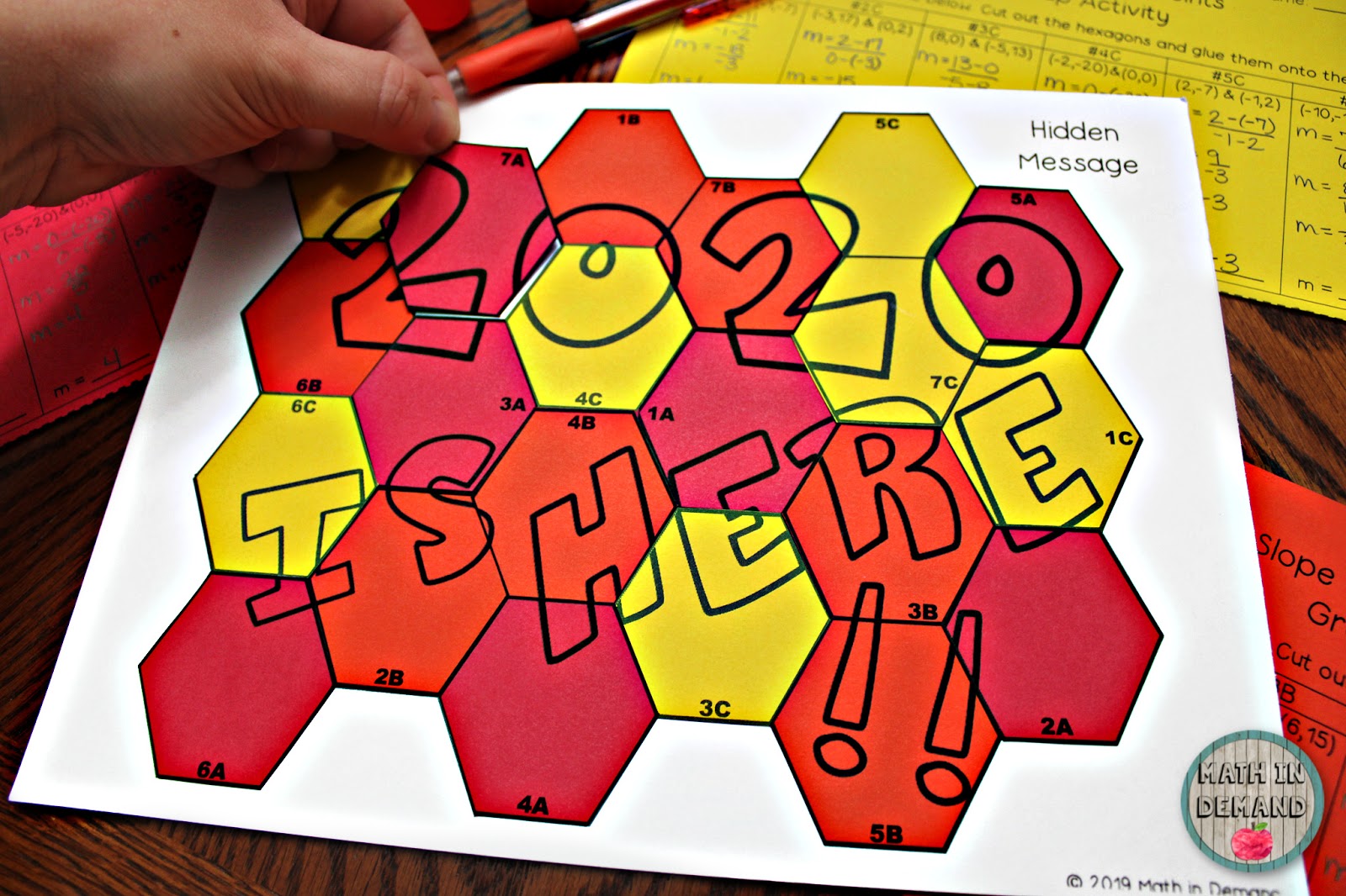 Math in Demand: Slope Given Two Points Group Activity