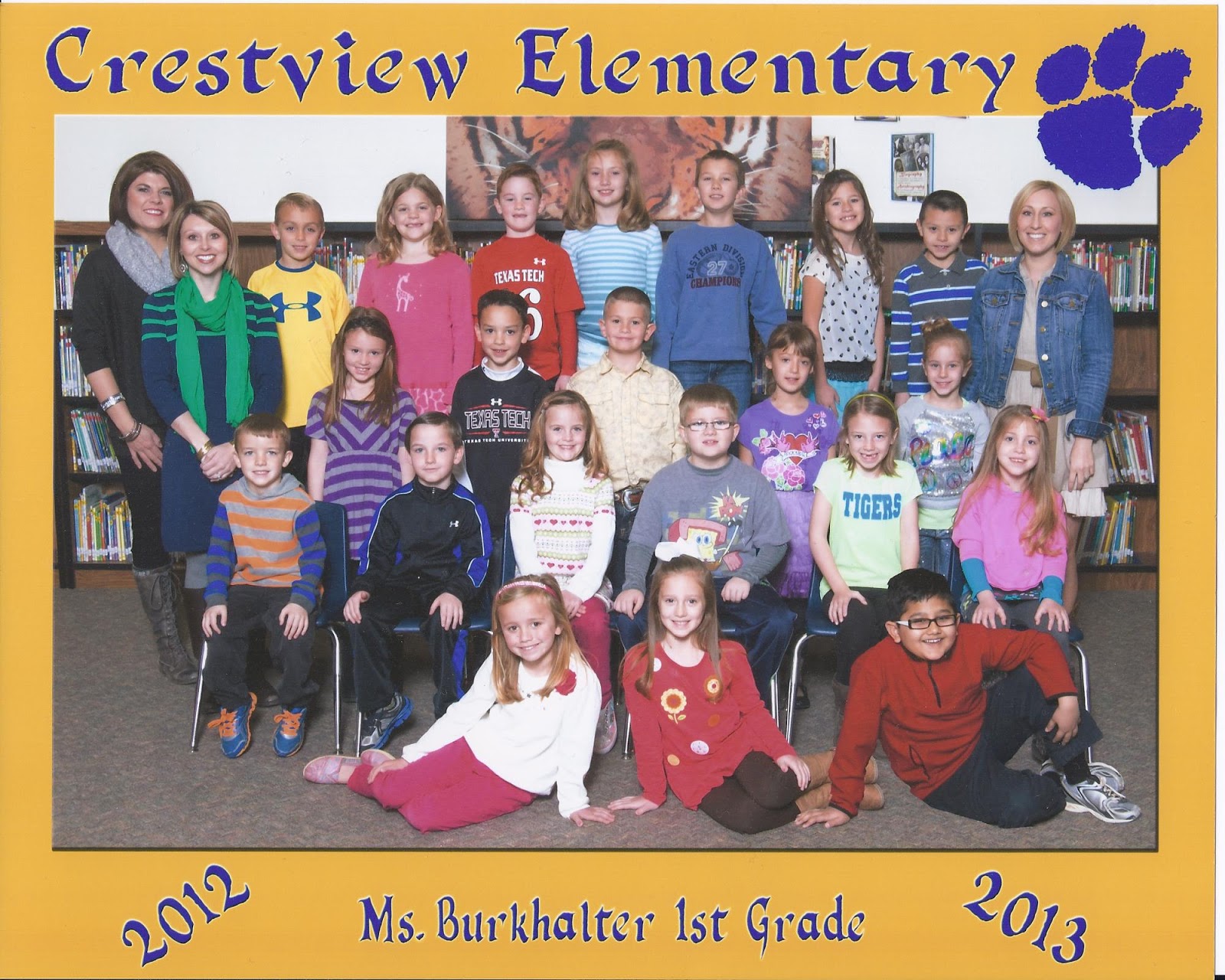 The Nelsons: Carley's 1st Grade Class Picture