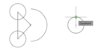 AutoCAD 2015 Essential: Quadrant - Running Object Snap