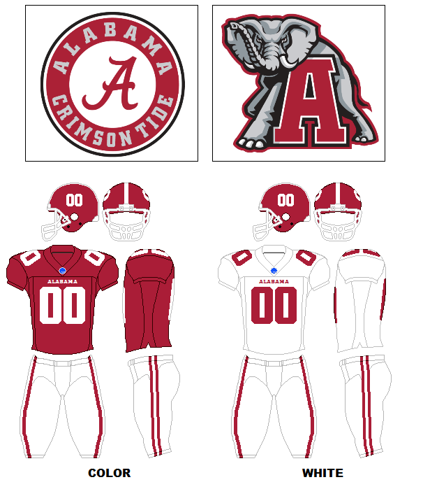 sports unis: NCAA D-1A Football