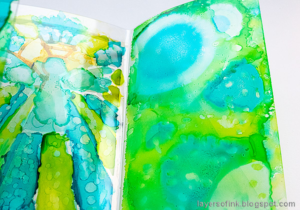 Layers of ink: Stained Glass Effect