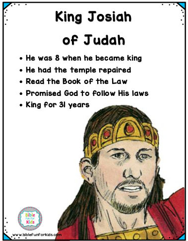 Biblical Pictures Of Josiah