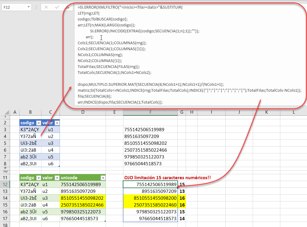 Caracteres UNICODE PQ Vs F rmula EXCEL FORO Un Blog De Excel Caracteres UNICODE PQ Vs F rmula EXCEL FORO Un Blog De Excel