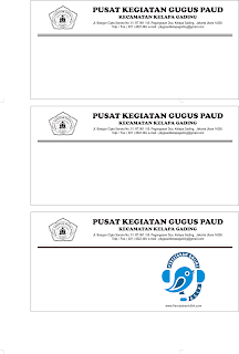 Kop amplop PAUD | PercetakanASIA.com