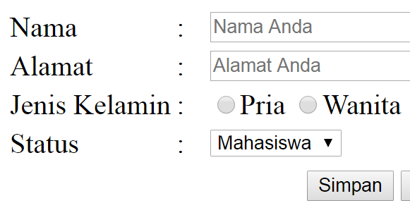 Cara Membuat Form di HTML - ilmu komputer