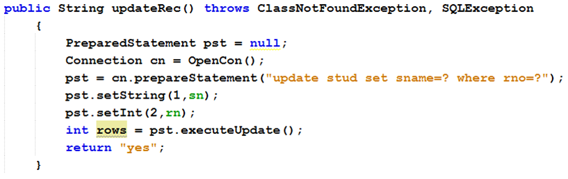 Basic Database Operations like CRUD in JSF Applications