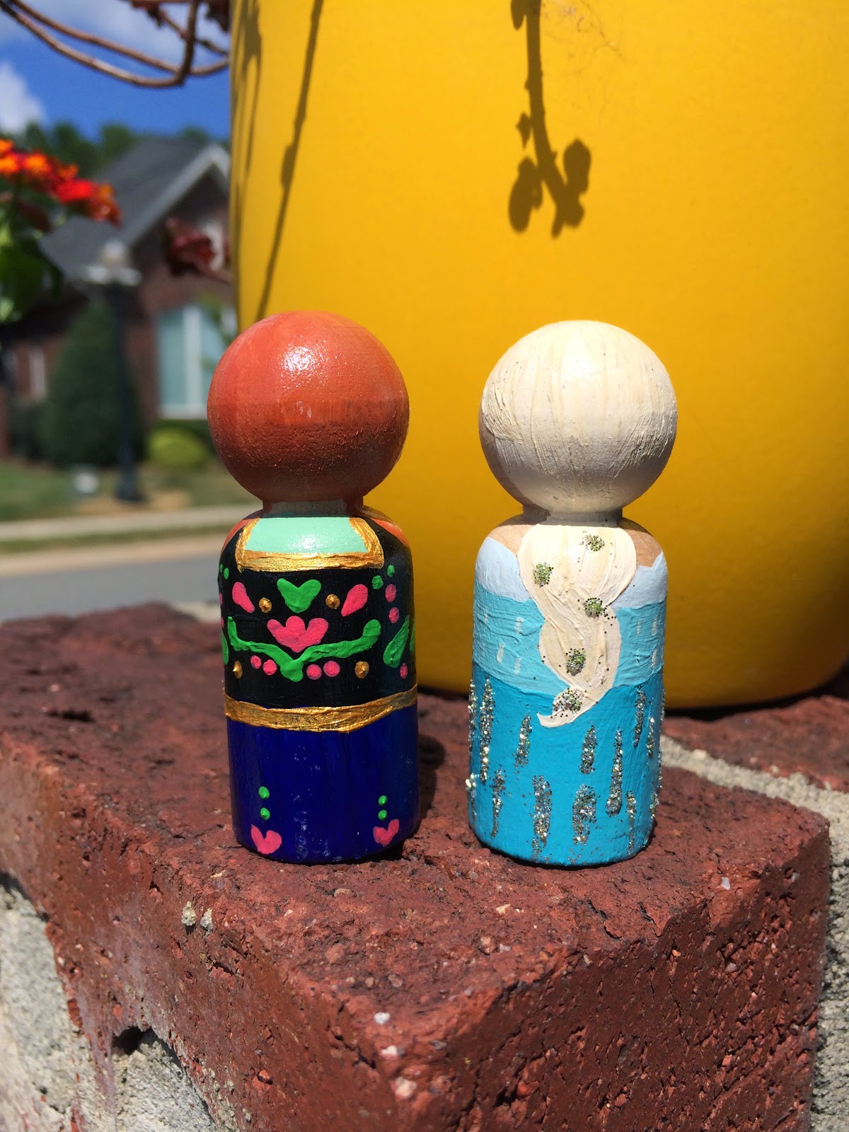 Cut Now, Measure Later : Just for fun: Princess Peg Dolls