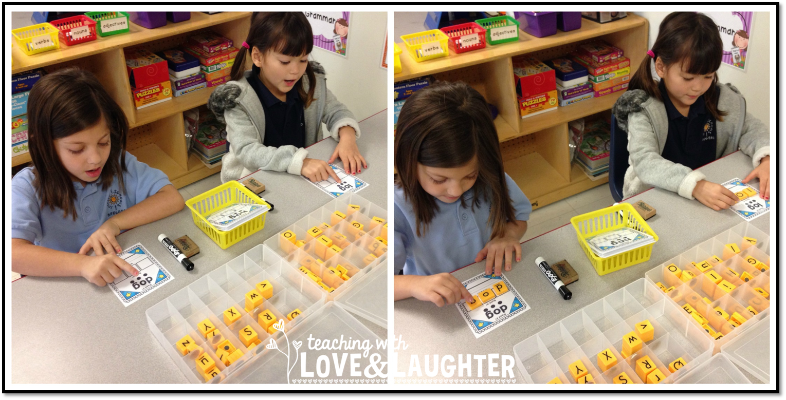 Teaching With Love and Laughter: CVC Words {Read it! Build it! Write it!}