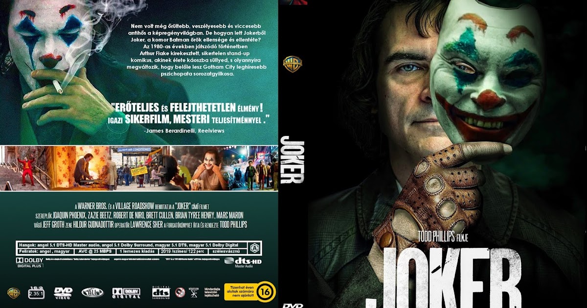 DESCARGAR PELICULA JOKER (2019) DESCARGAR CARATULA DVD COVER