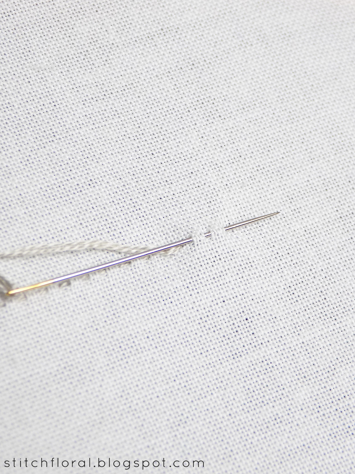 Line stitches and their variations: sampler - Stitch Floral