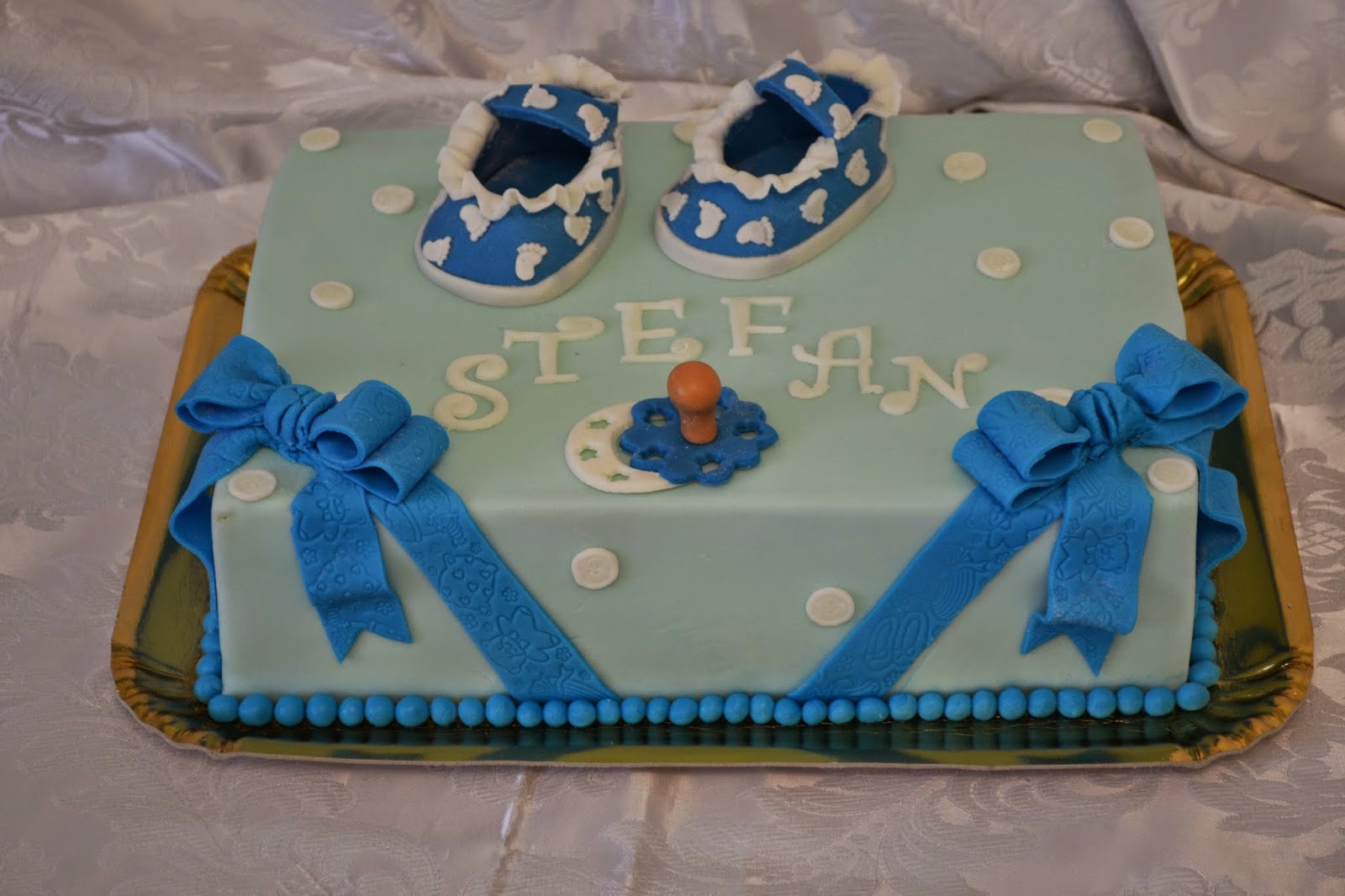 Bucataria Alynusei: TORT DE BOTEZ PENTRU BAIETI