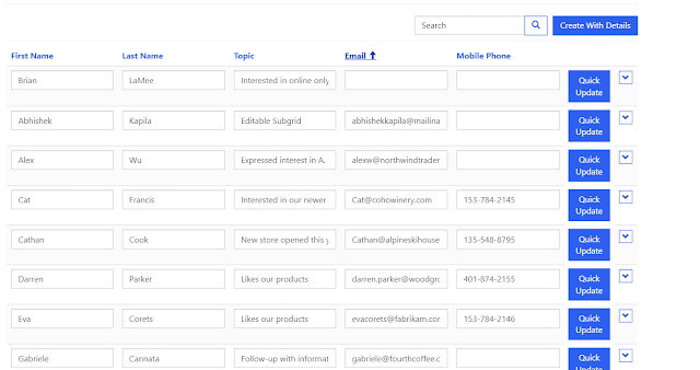 Editable Entity List or Editable Subgrid PowerApps Portals