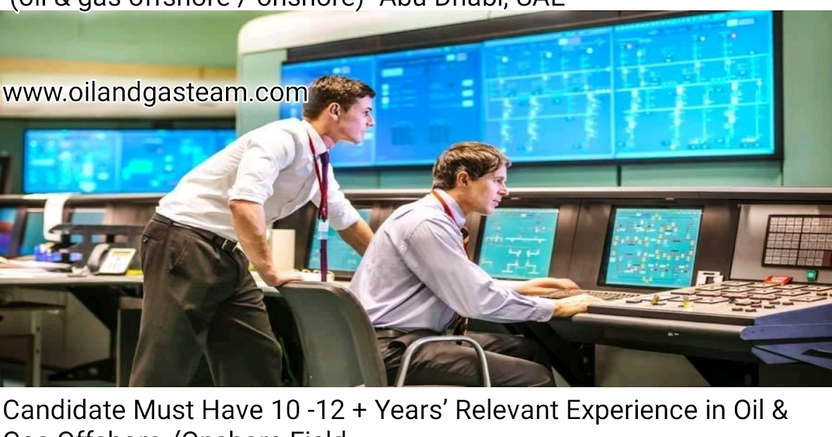 Oil and Gas Team: Production Supervisor CCR