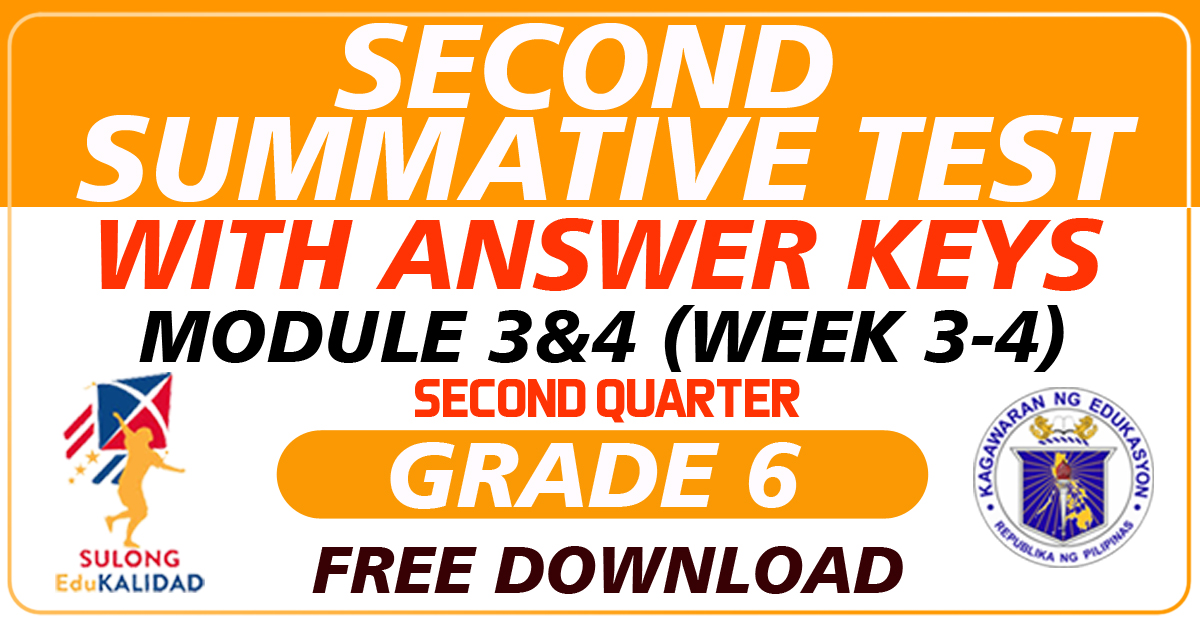 QUIZ 2- Summative Test GRADE 6 Q2 - The Teacher's Craft