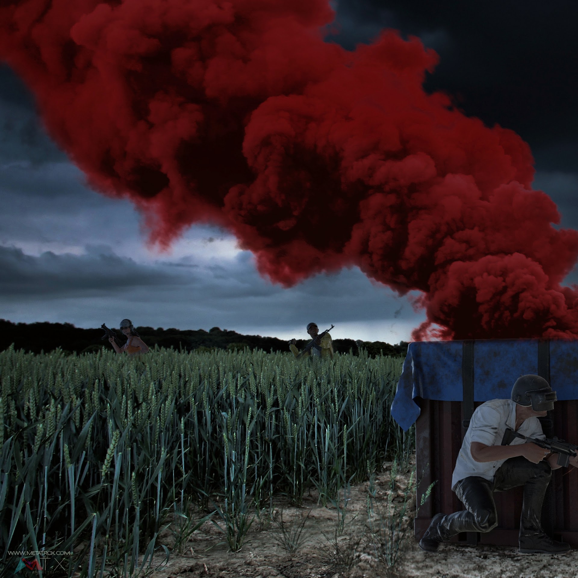 PUBG, Air Drop, Package, Smoke, PlayerUnknown's Battlegrounds, 4K, #56 ...