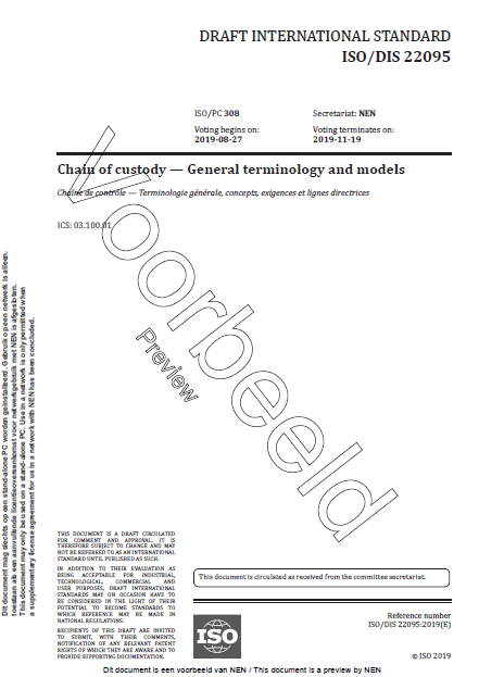 Кто не идёт вперед, тот идёт назад: ИСО: Завершается работа над стандартом ISO 22095 ...