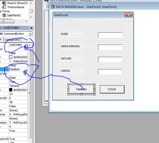 BOKEP BLOG: CARA MEMBUAT FORM SEDERHANA DI EXCEL DENGAN MUDAH