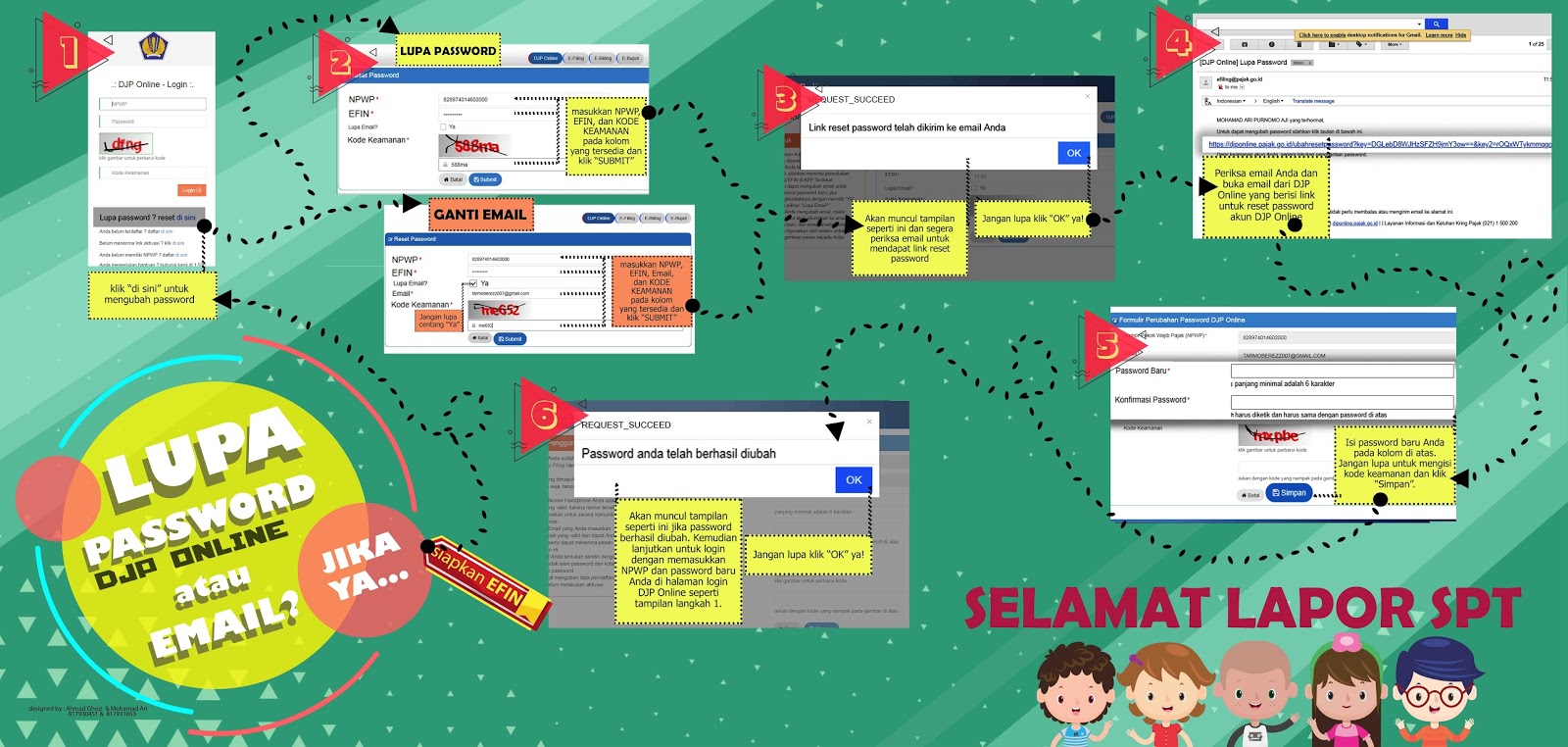 √ LUPA EMAIL LUPA PASSWORD DJP ONLINE, BEGINI SOLUSINYA!