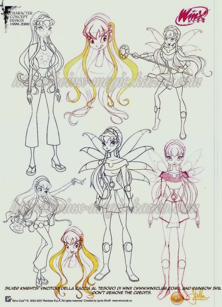 Magical Light Of The Winx: Winx Club Stella Art Concept