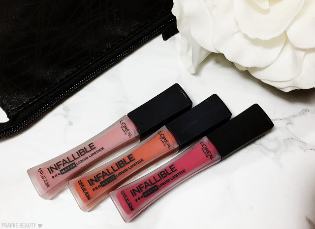 REVIEW: L'Oreal Infallible Pro Matte Liquid Lipstick - Prairie Beauty