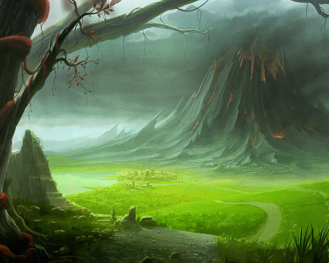 Desktop Wallpapers: Best Fantasy Scenes Wallpapers Set 7