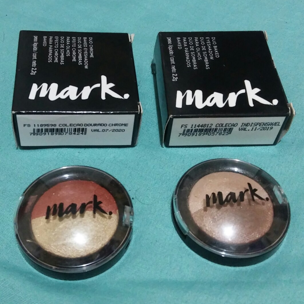 Resenha - Duo de sombras Baked Mark. Avon