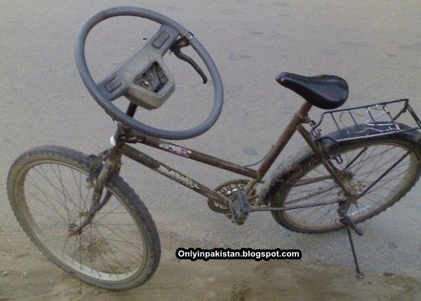 Funny Pakistani cycle design ~ Only In pakistan