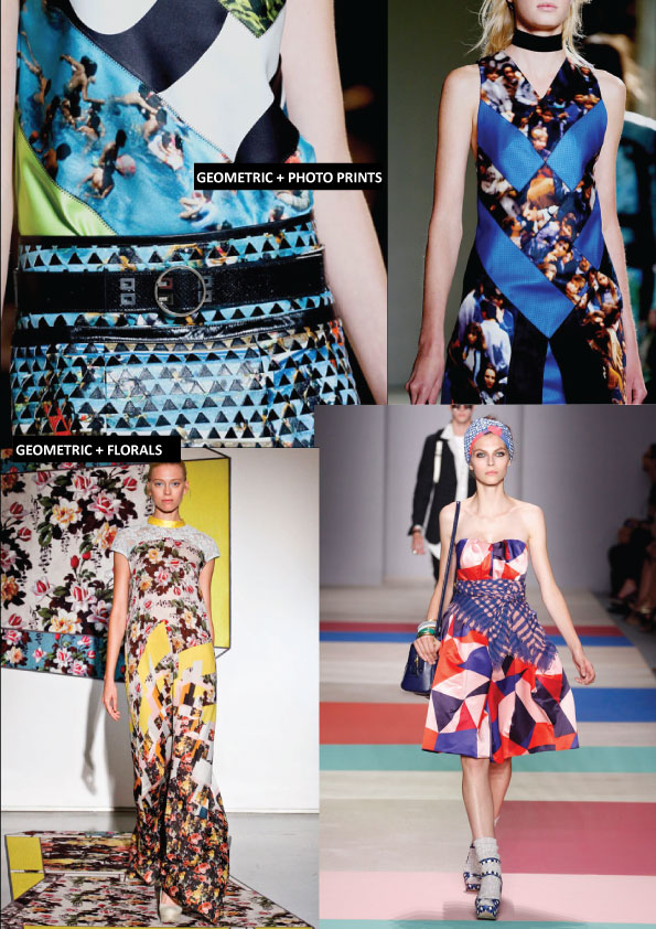 Print Fashion: Print Trend Geometric mix up