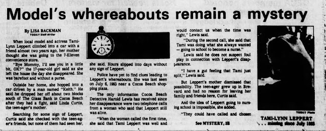 Missing Beauty Queen:Tammy Lynn Leppert 7-6-83 Part-1 - CrimeBlogger1983