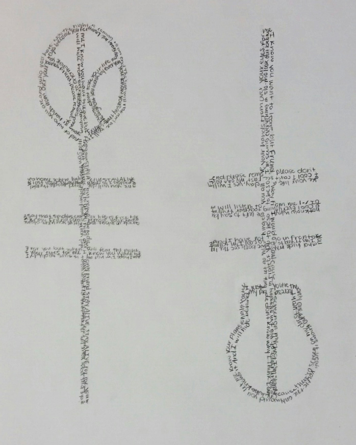 Jerdee's Art Classes: Drawing A | Text Drawings