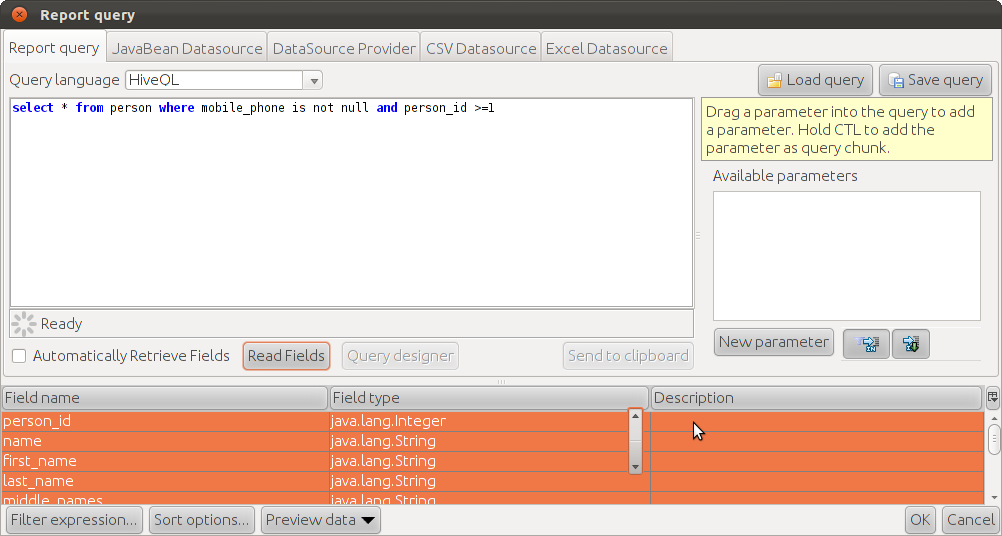 Learning Never Stops: Develop Jasper report with Hive