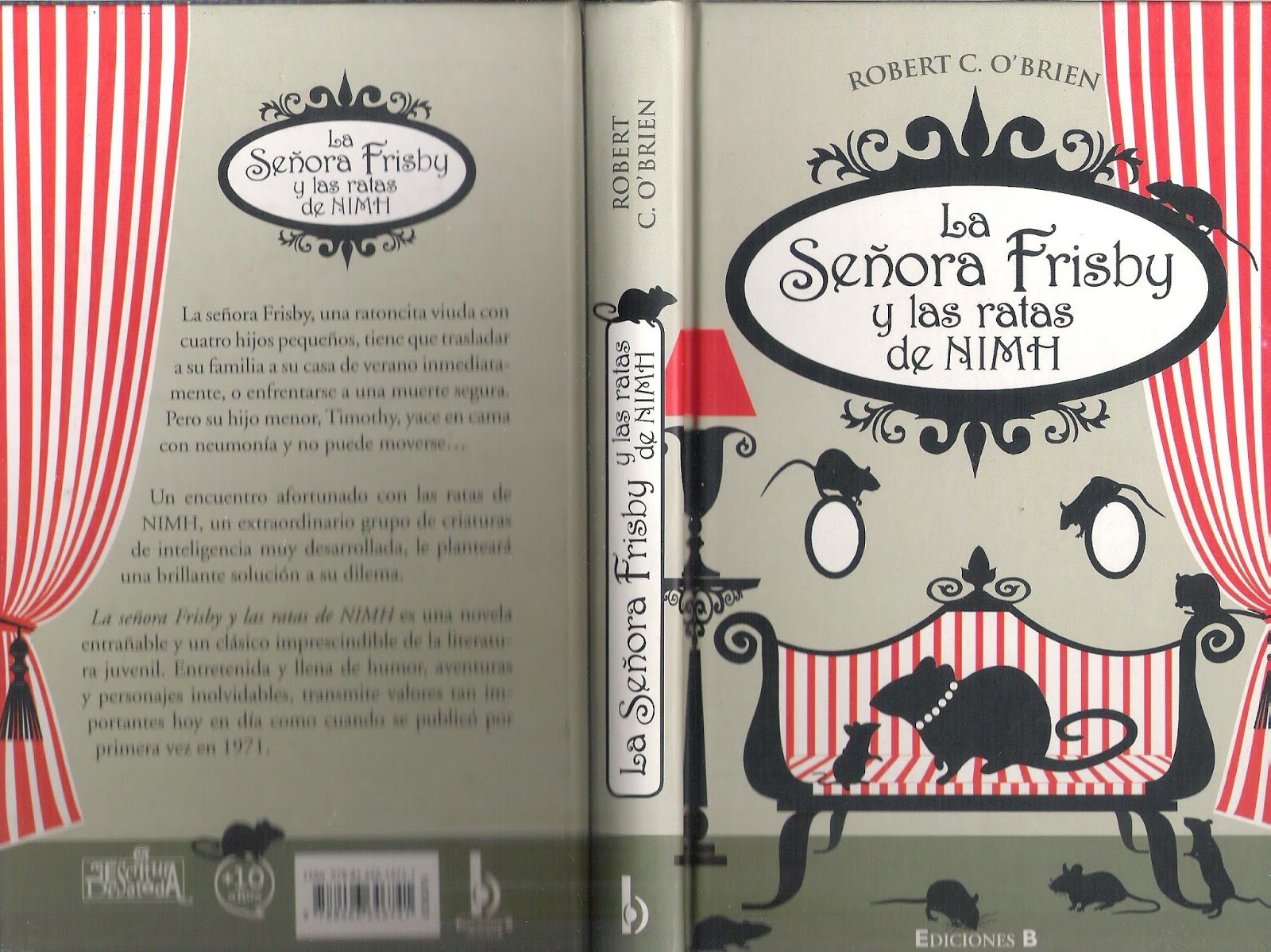 DIBUJOS ANIMADOS' 80: LIBRO. LA SEÑORA FRISBY Y LAS RATAS DE NIMH