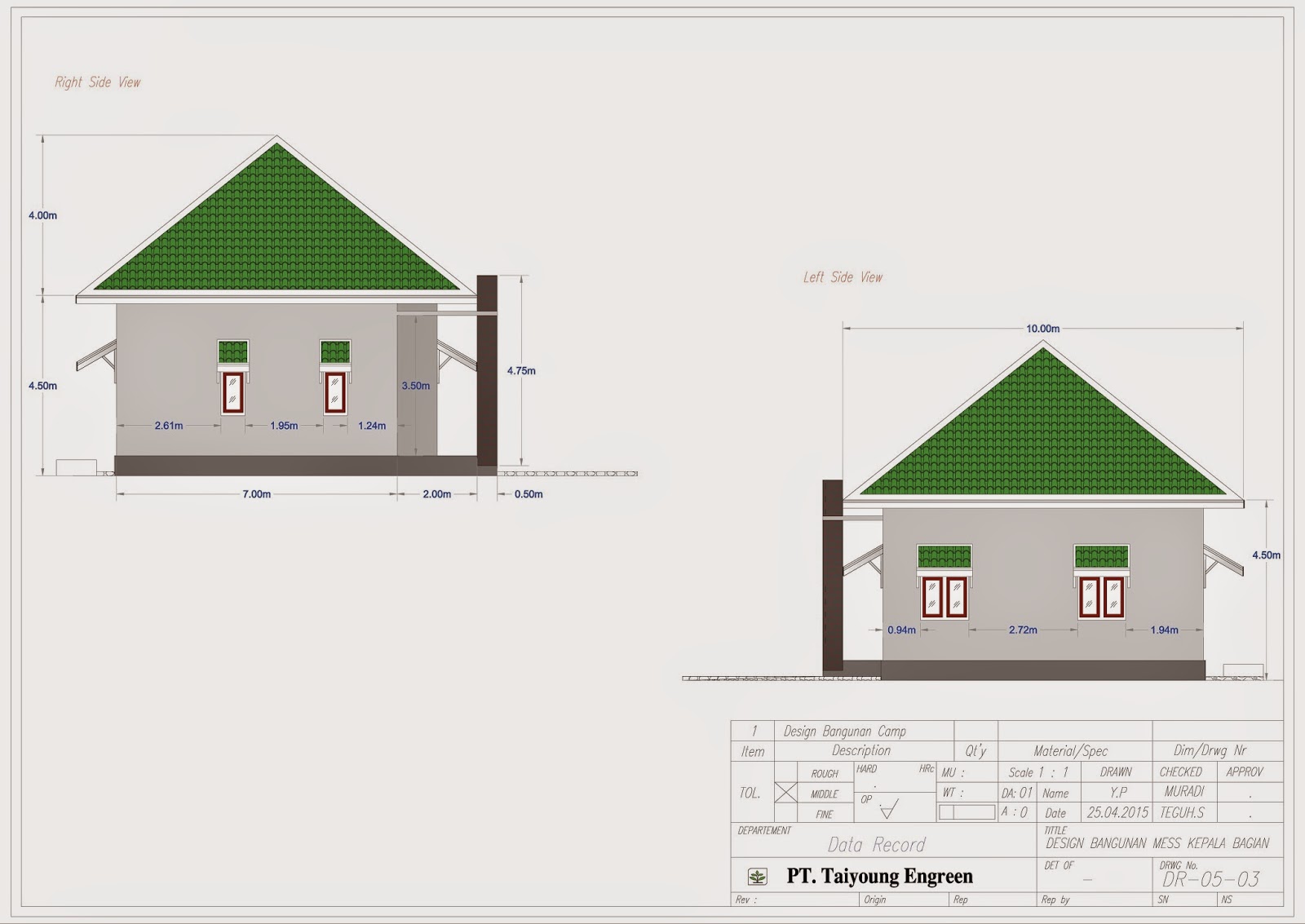 Ulas Peta: CONTOH HASIL KARYA DENGAN AUTOCAD LD Part. 2