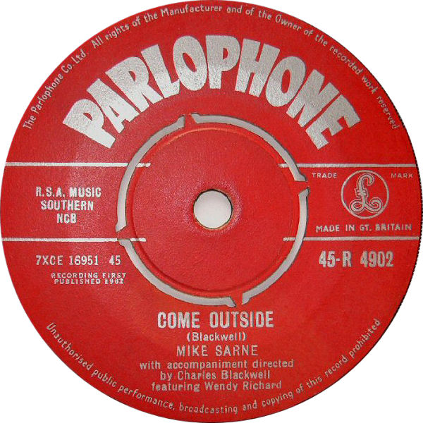 FROM THE VAULTS: Mike Sarne born 6 August 1940