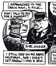 Interpretation of Maus: Vladek Wearing a Mask