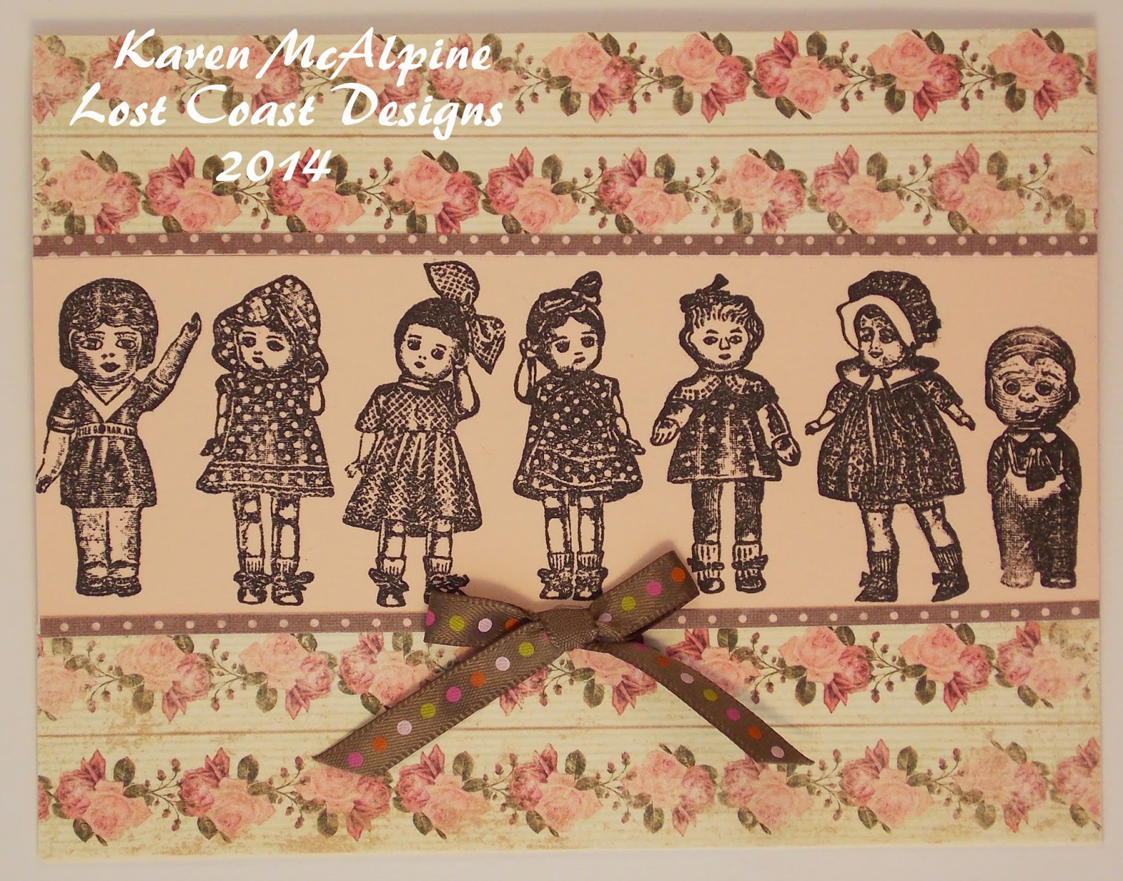 Dreaming and Creating: Pretty little Doll Border Stamp