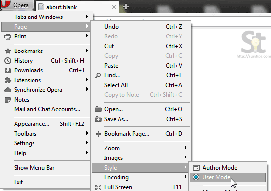 Turn Off CSS on a Specific Website in Browser | SumTips